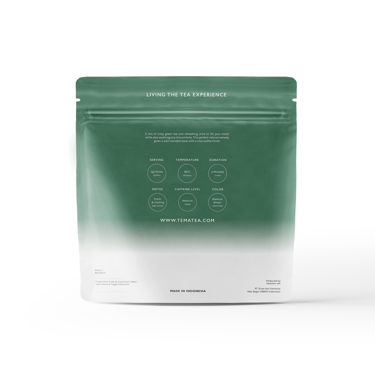 PEPPERMINT - Green Mint – TEMA Tea