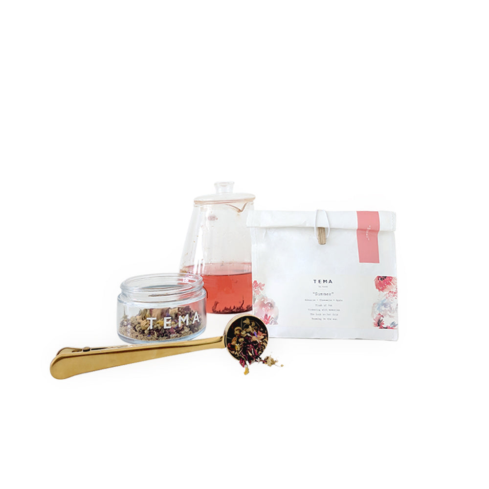 Gold Table Spoon with Clipper – TEMA Tea